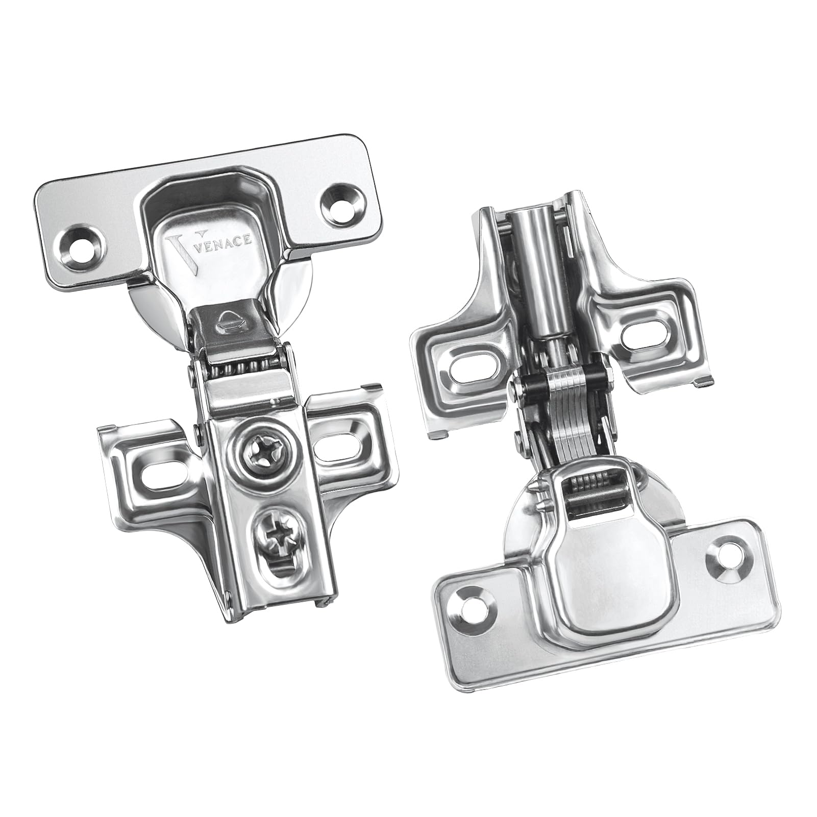 Snapklik.com : VVENACE 4PCS 1/2 Inch Overlay 95 Soft Close Cabinet ...