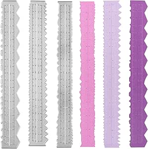 3 PCS Metal Paper Tearing Ruler With Irregular and Deckle Edges for ...