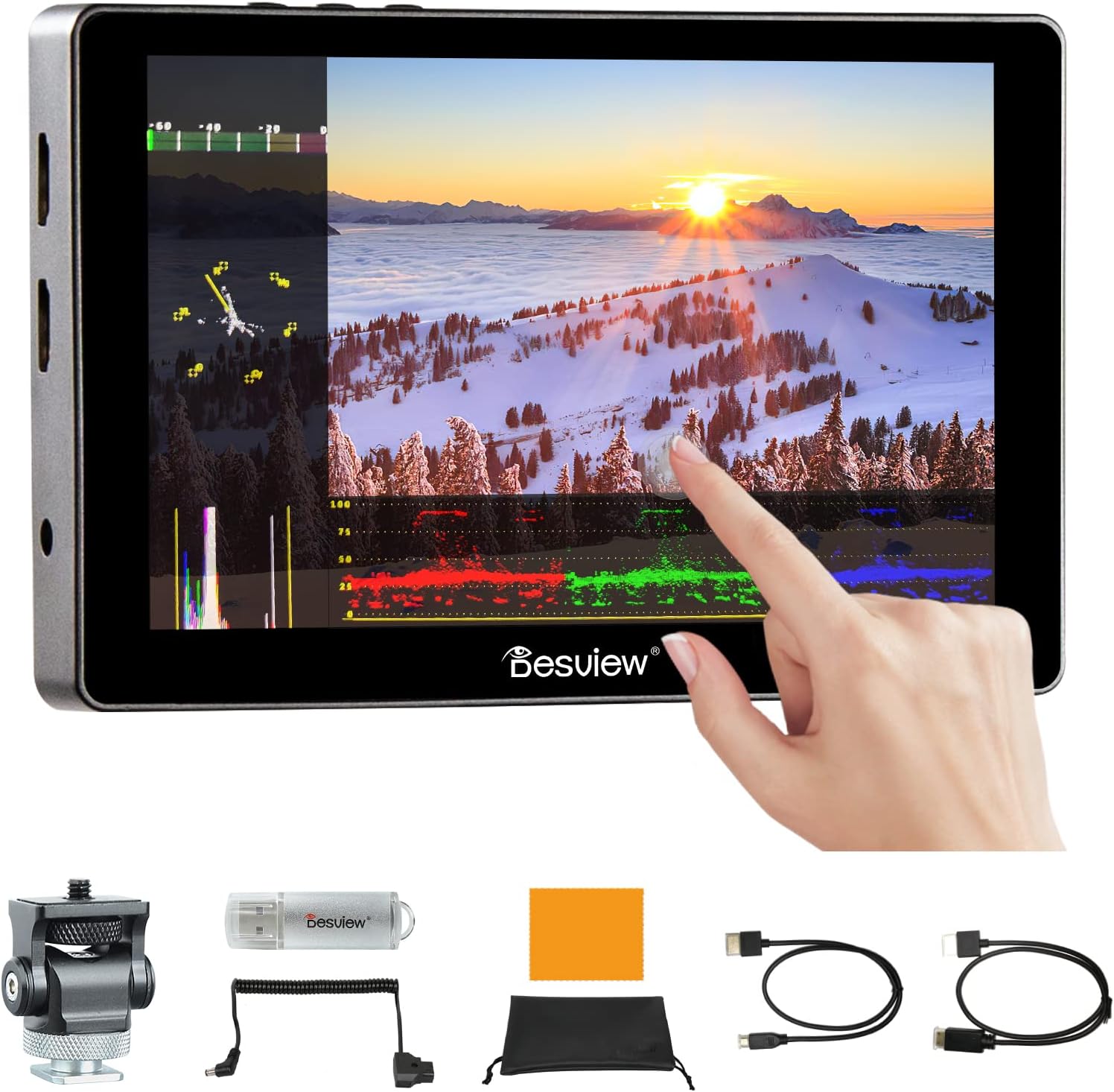 Amazon.com: Desview R705 Camera Field Monitor, 7 inch Touch Screen ...