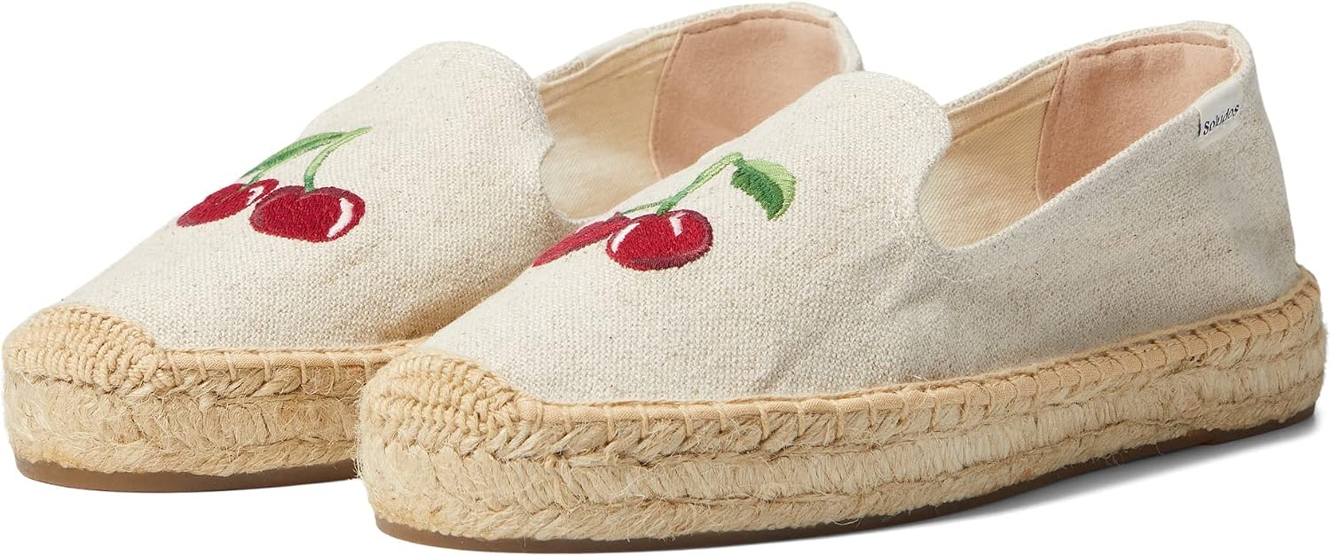 Amazon.com | Soludos womens Cherry on Top Platform Espadrille | Loafers ...