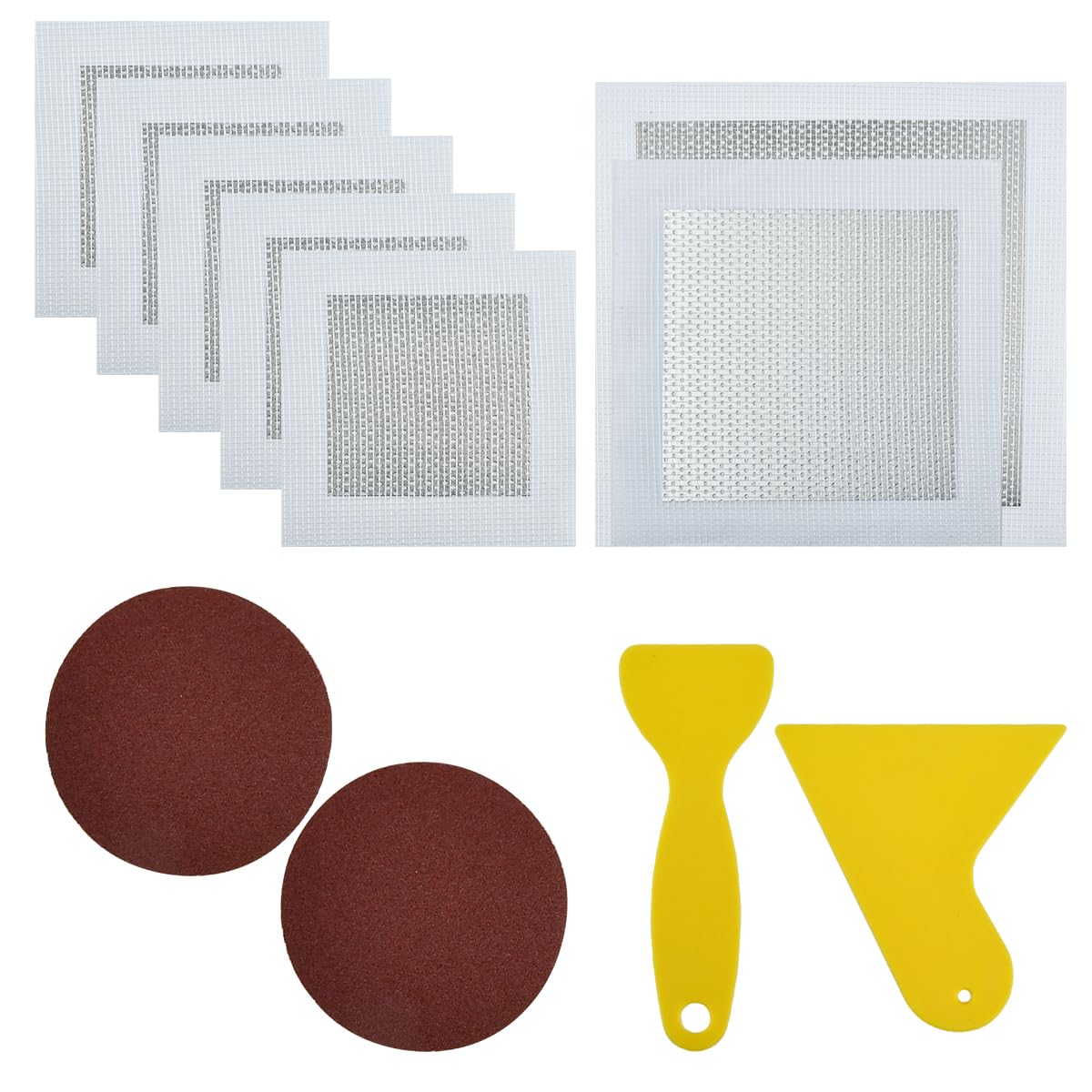 BATINO 11Pcs Wall Repair Kit Plasterboard Repair Patch Wall Repair ...