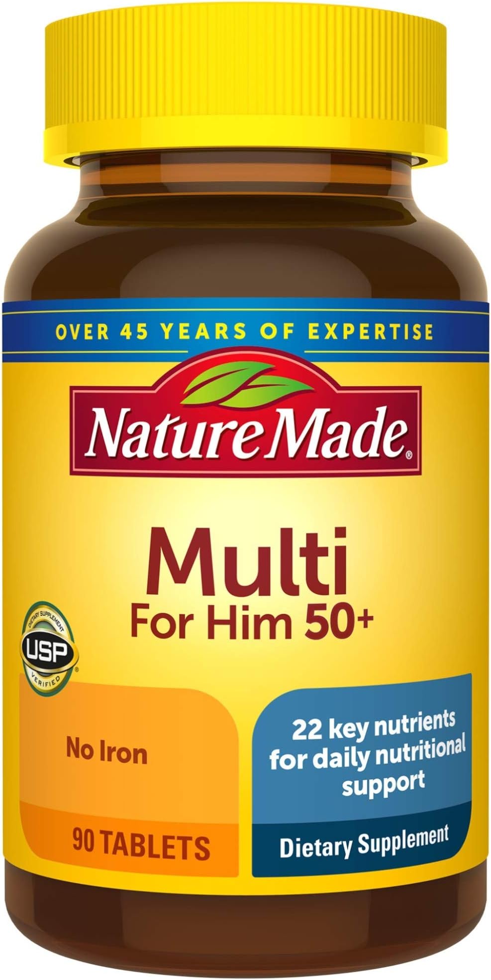 Amazon.com: Nature Made Multivitamin For Him, Men's Multivitamin for ...