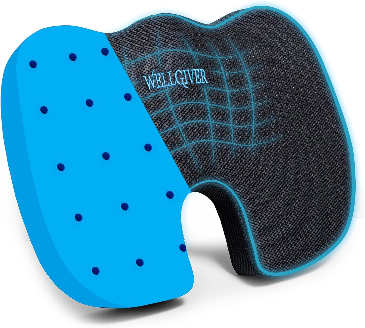 Frido Ultimate Coccyx Seat Cushion With Orthopedic Gel Memory Foam ...