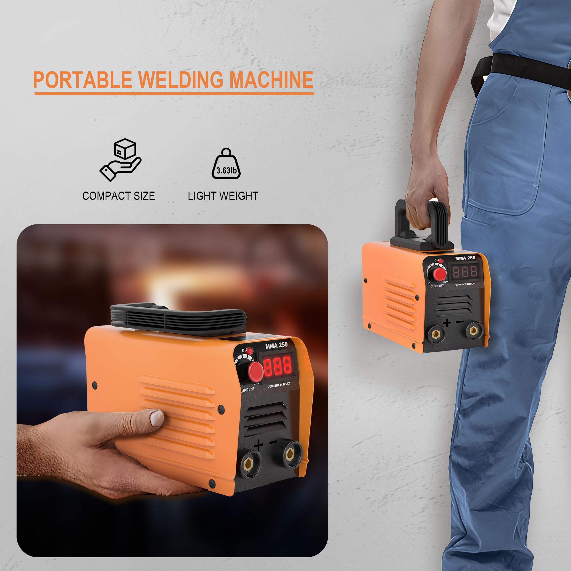 Snapklik.com : Baoshan Stick Welder 110 Volt Welding Machine Mini ...