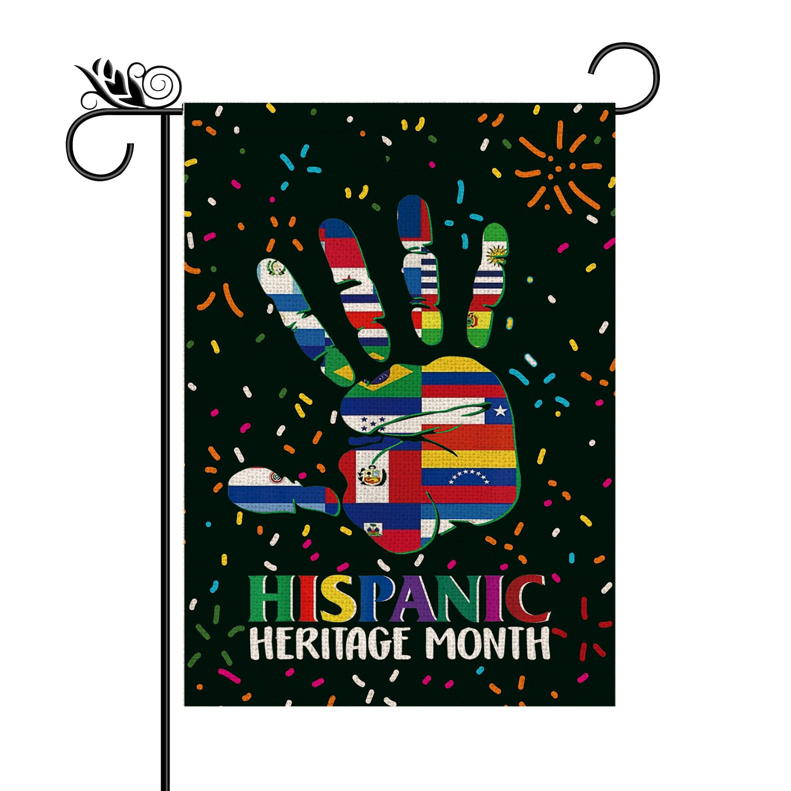 Amazon.com : National Hispanic Heritage Month Garden Flag Double Sided ...