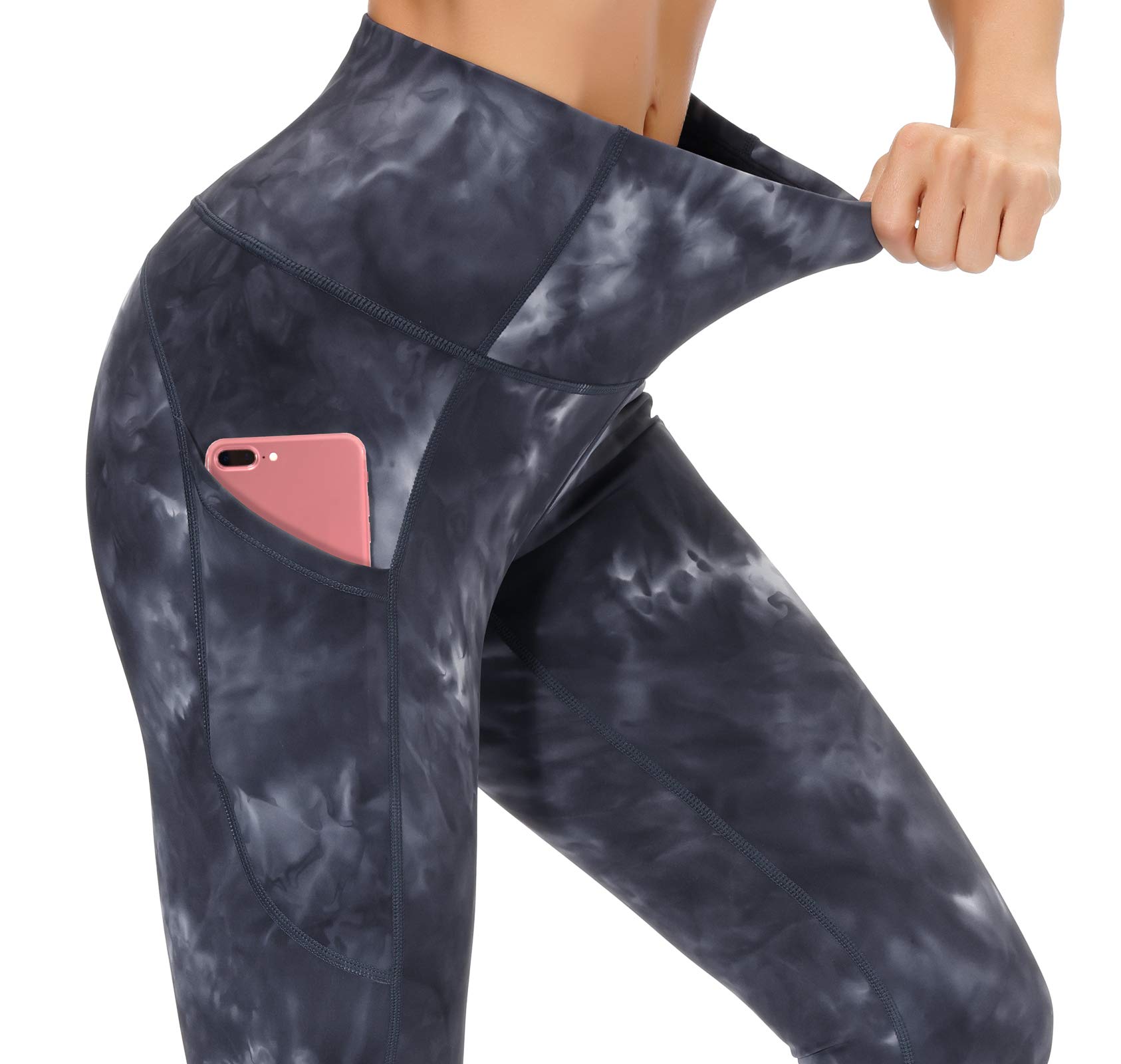 Dragon Fit High Waist Yoga Leggings with 3 Pockets,Tummy Control ...