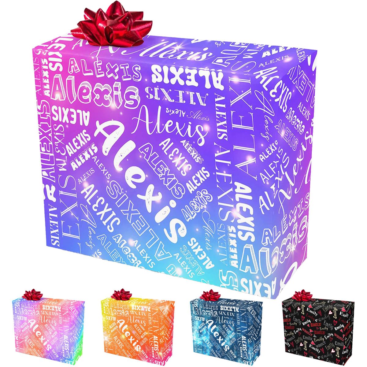 Amazon.com: xmeasecos Customized Gift Wrapping Paper with Name ...