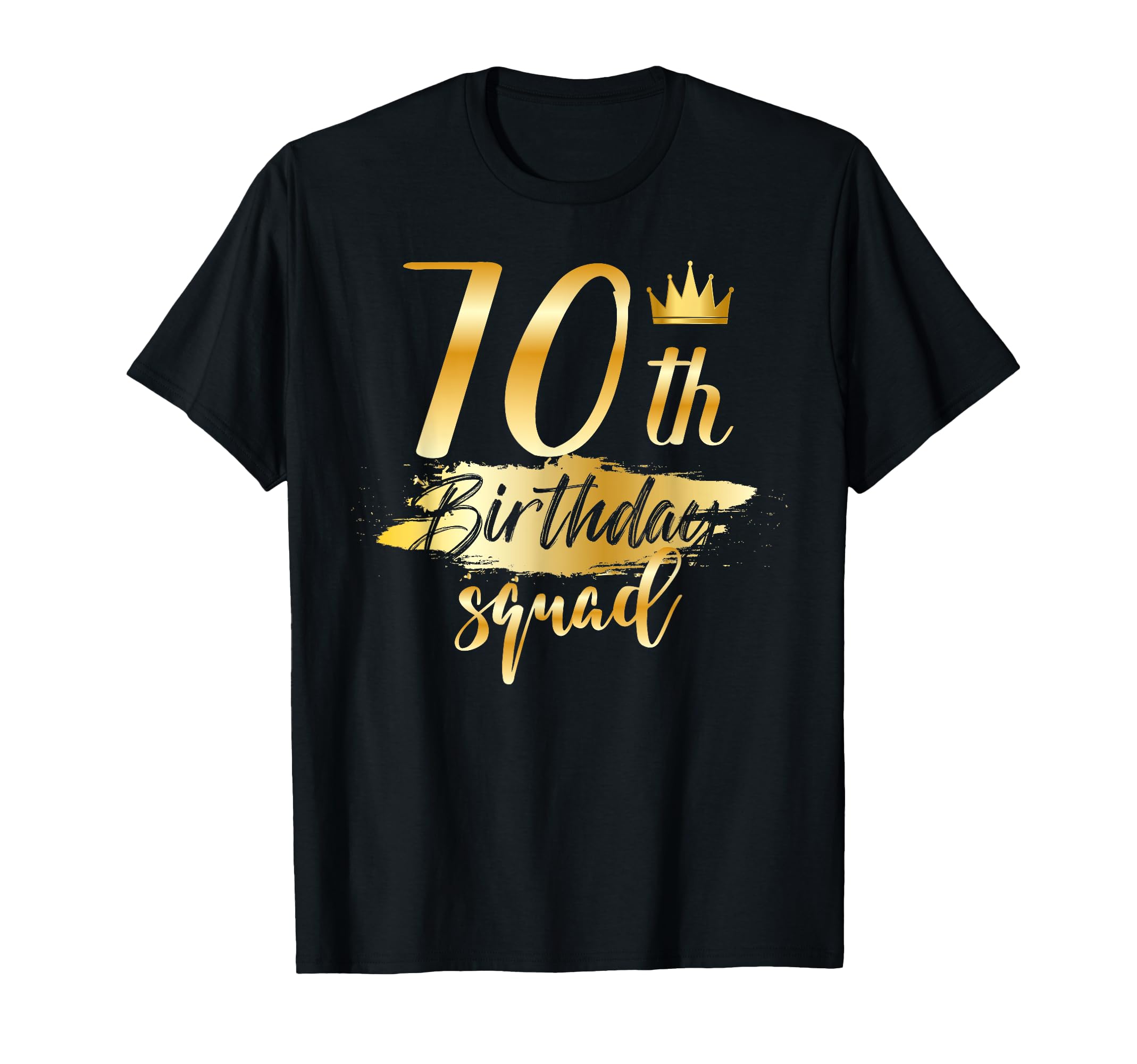 Amazon.com: 70th Birthday Squad 70 Year Old Bday Family Party Crew ...