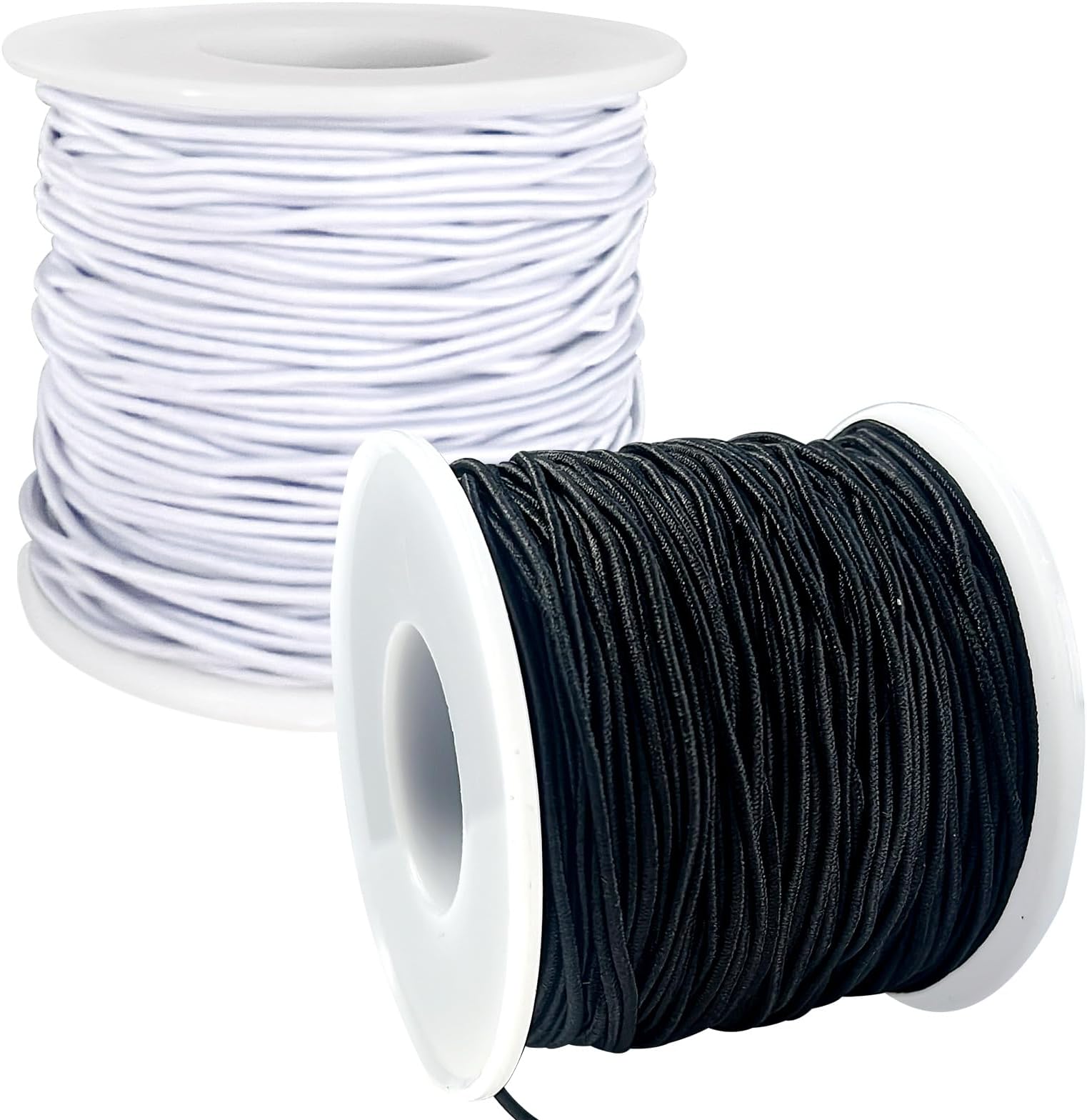 Amazon.com: Elastic String for Bracelets, 2 Rolls 1 mm Sturdy Stretchy ...