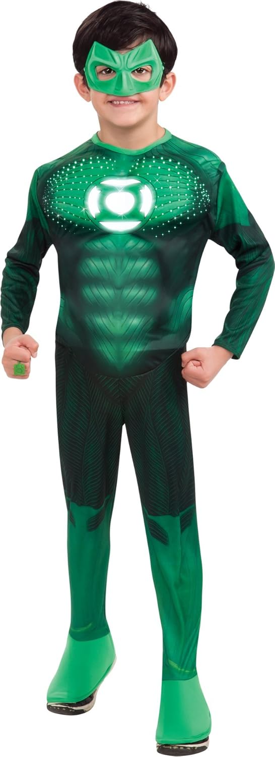 Rubies Costume Co Green Lantern Child's Deluxe Hal Jordan Costume with ...