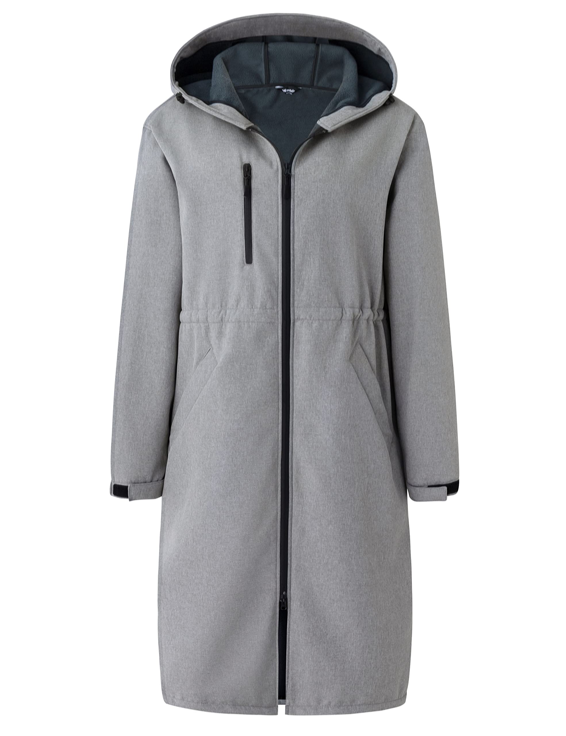 wantdo Unisex Waterproof Swim Parka Long Swim Cover Up Swim Coat for ...