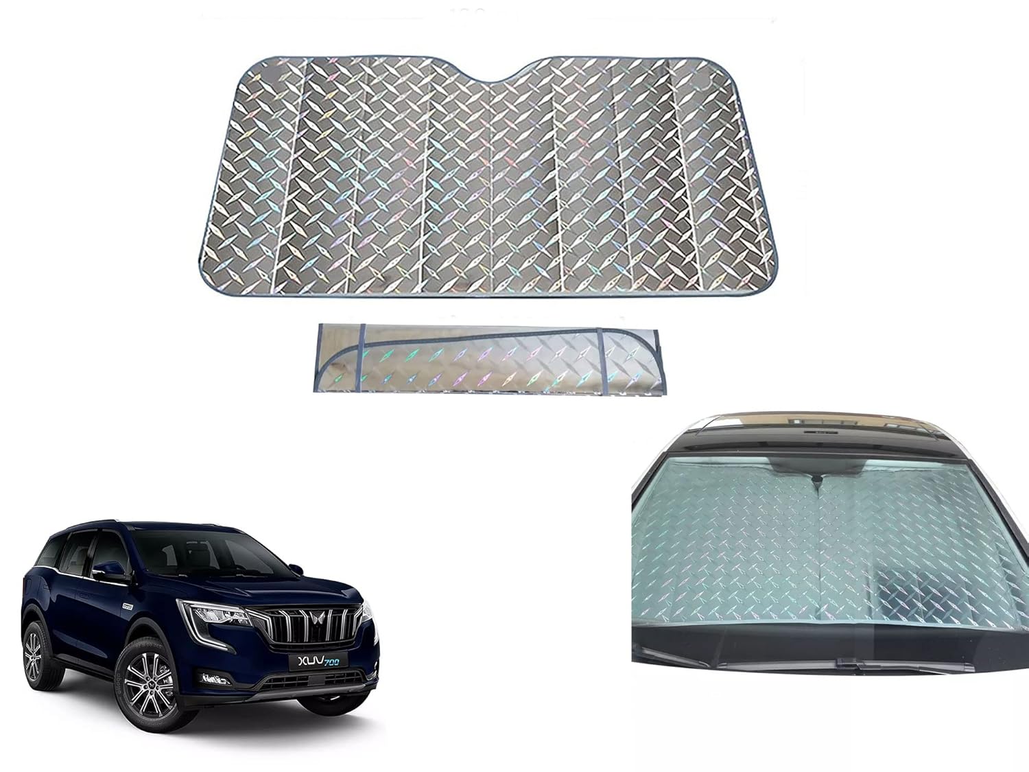 Auto Pearl Car Windshield 5 Layer Sun Shade Front Window Sunshade Cover ...