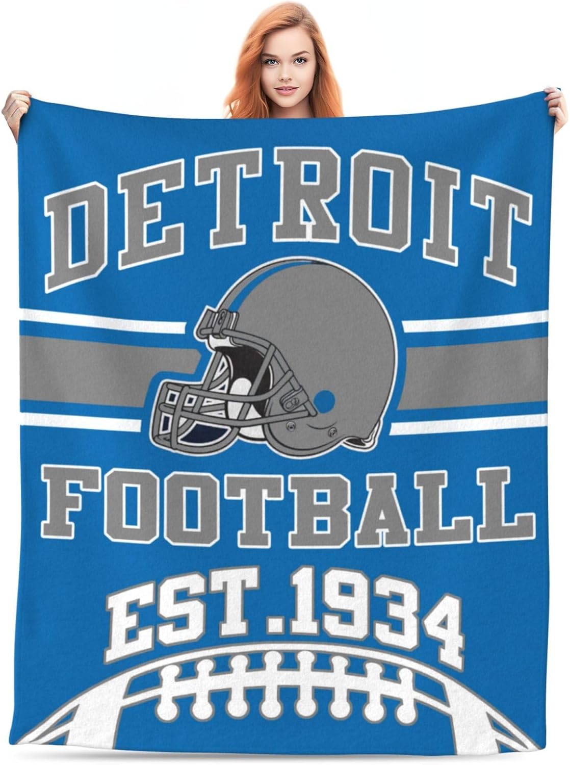 Amazon.com: TOUVCRD Detroit Fans Blanket Gifts 50x60 inches Soft ...