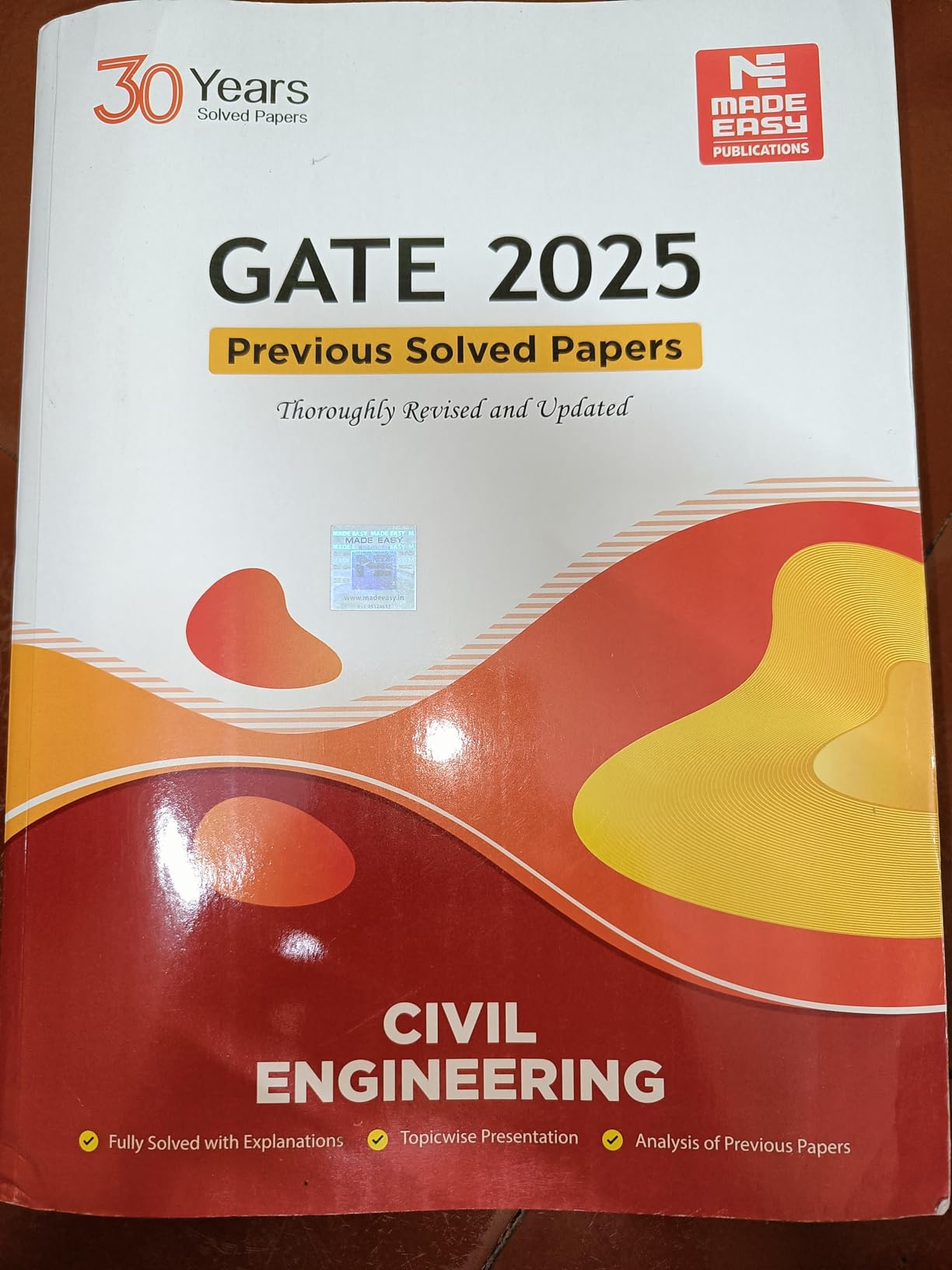 Buy GATE-2025: Civil Engineering Previous Year Solved Papers Book ...