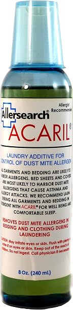Amazon.com: Allersearch ACARIL Laundry Additive 8 Oz : Health & Household