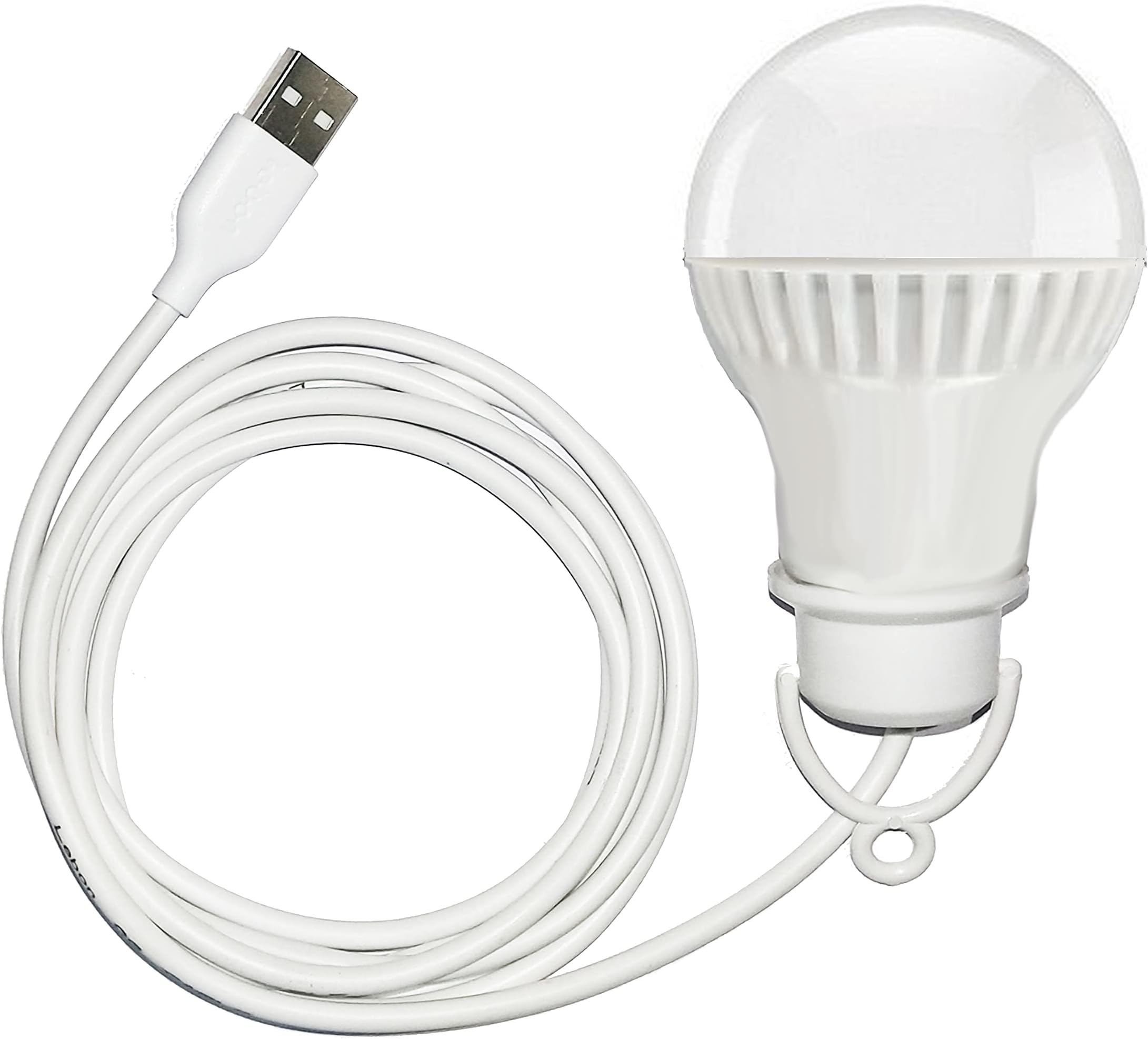 Buy Saish Solutions 6W LED White USB Bulb with Cable and Wire (6 Feet ...