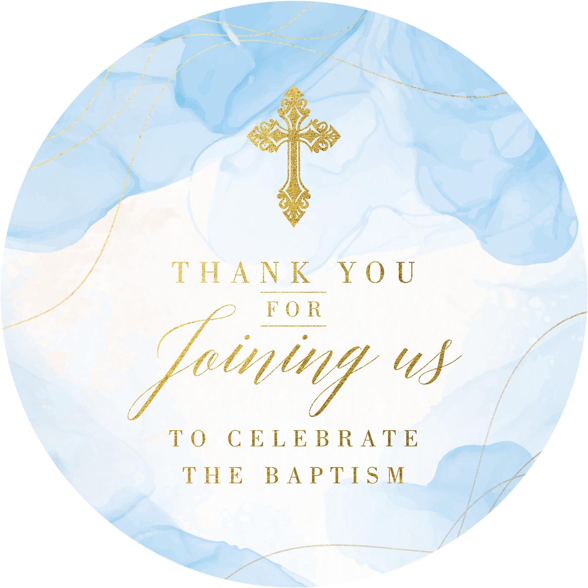 Amazon.com: Religious Stickers – 500-Count Gold Foil Cross Stickers ...