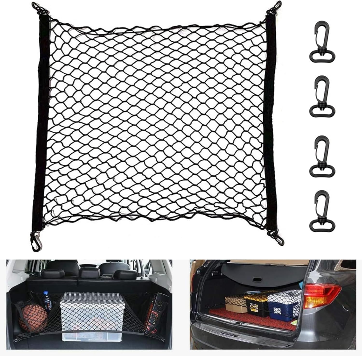 1 Pcs Nylon luggage storage net,Car trunk net,nylon luggage cargo ...