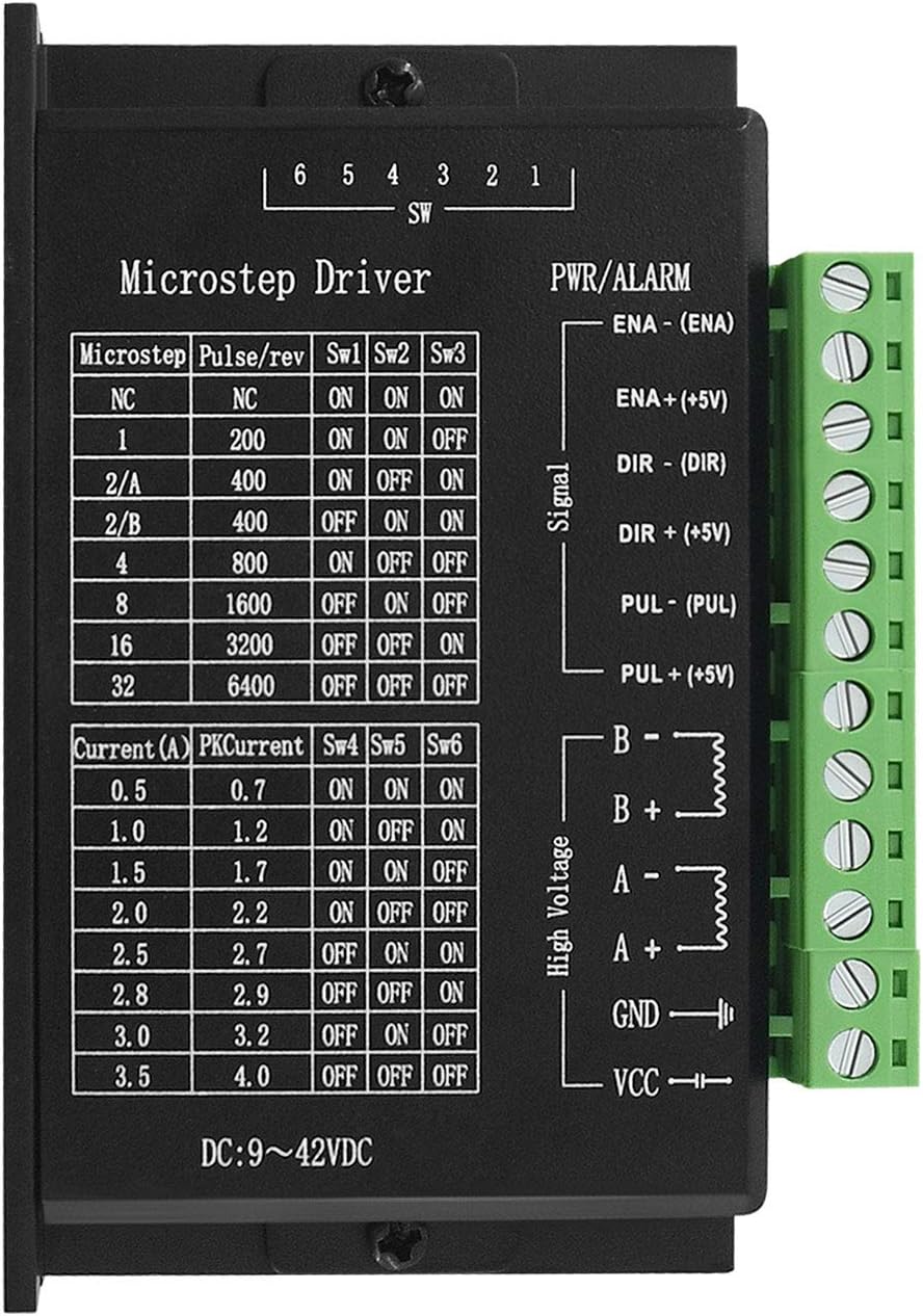 Amazon.com: Tofelf Stepper Motor Driver, Upgraded Version TB6600 ...