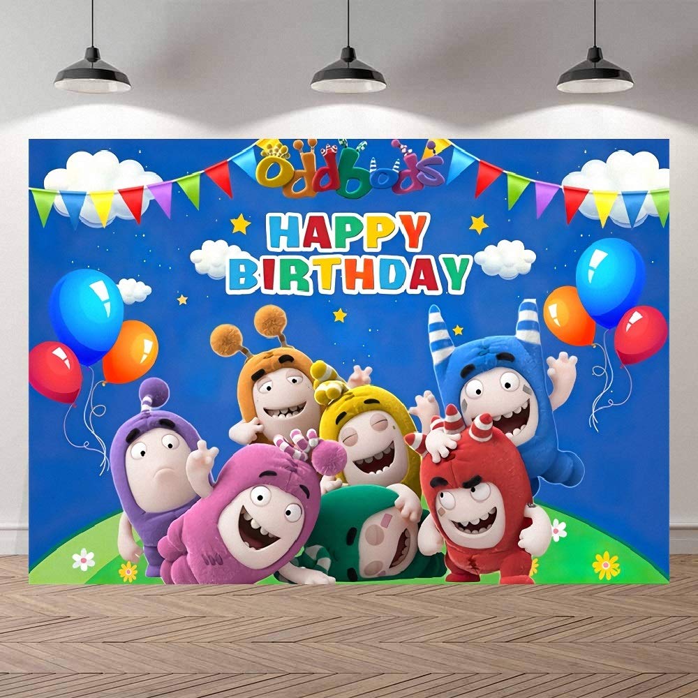 Buy 7X5ft Cartoon Background Backdrop for Birthday Party Baby Shower ...