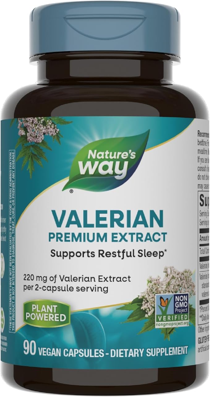 Amazon.com: Nature's Way Valerian Premium Extract - 220 mg of valerian ...
