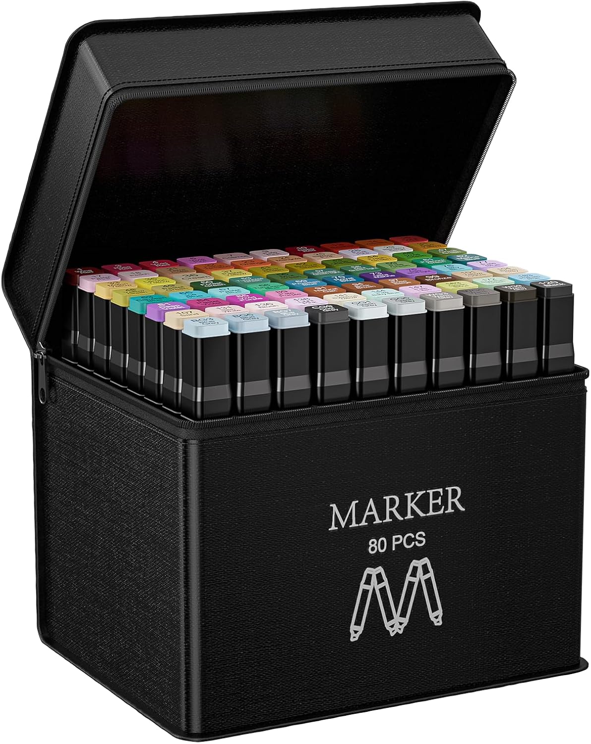 AOMEES 80+4 Farben Graffiti Stifte Set, Meißel & Feine Verdoppelt ...
