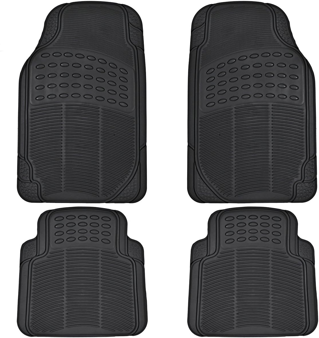 Amazon.com: BDK Floor Mats, 4-Piece All-Weather Car Mat with Universal ...