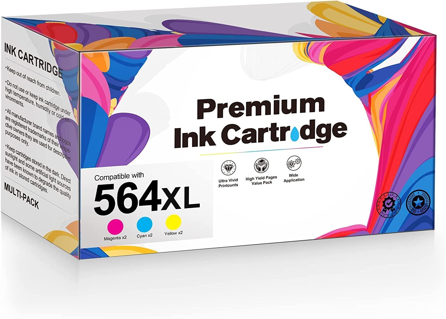 Amazon.com: Wiseta Compatible 564 Ink Cartridges Replacement for 564XL ...