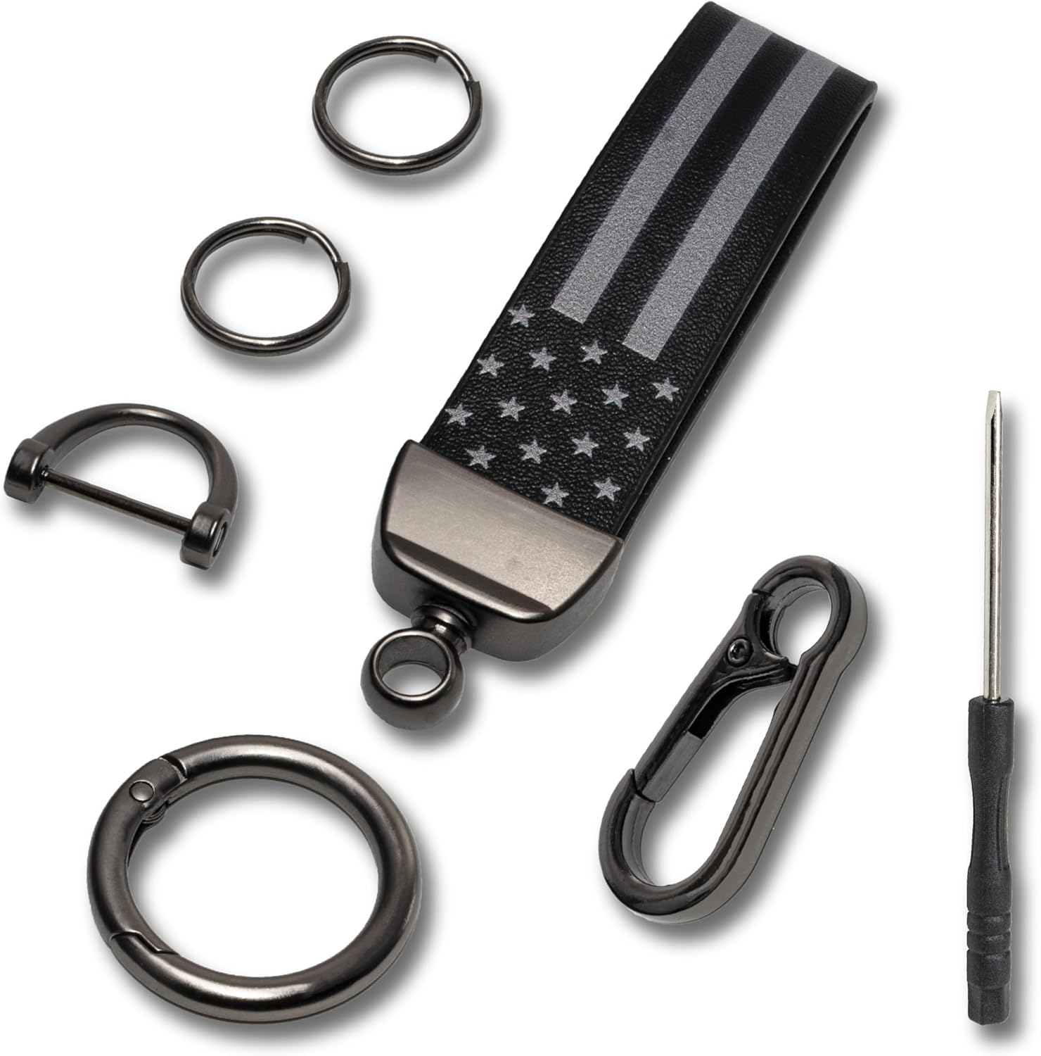 Amazon.com: BFXM Car Key Chain, Leather Cars Keychains for Men ...