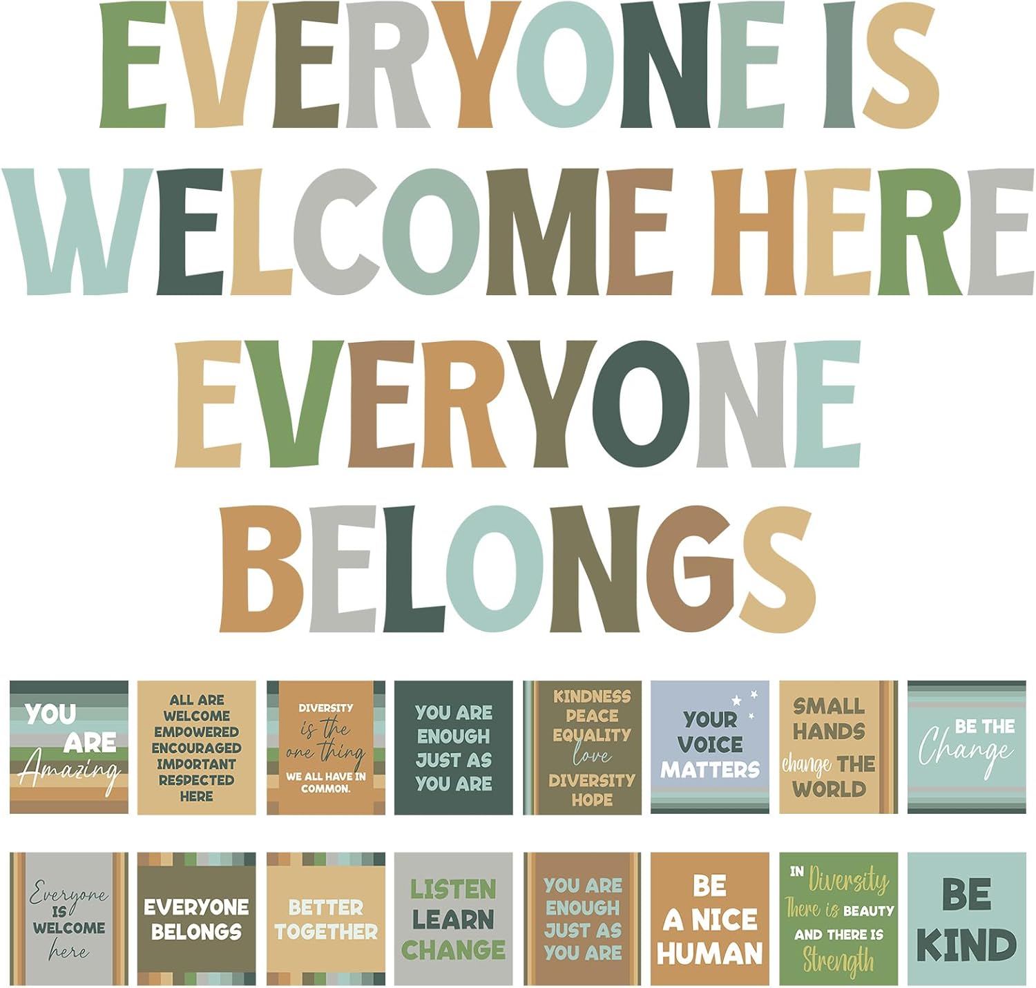 Amazon.com : Maitys 52 Sheets Classroom Decorations Bulletin Board ...