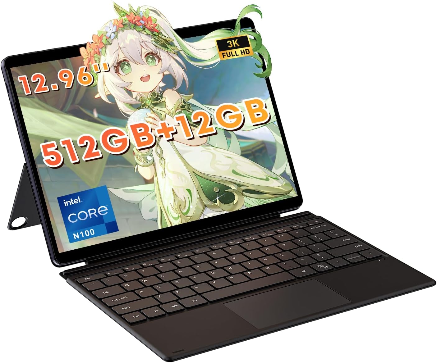 Amazon.com: Ninkear T40 2in1 Touchscreen Laptop Tablet Intel N100 up to 3.40 GHz 14 inch FHD ...