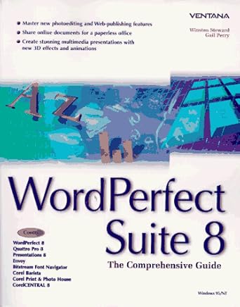 Amazon.com: Wordperfect Suite 8: The Comprehensive Guide: 9781566046527 ...