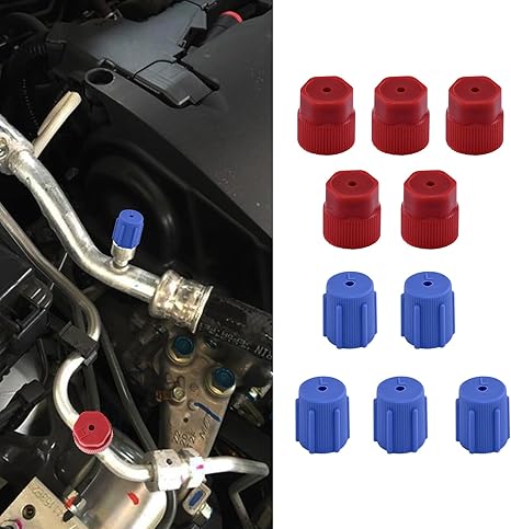 Amazon.com: WINUERK 10Pcs/Set R134a Cap A/C Cap - 13mm & 16mm Air ...