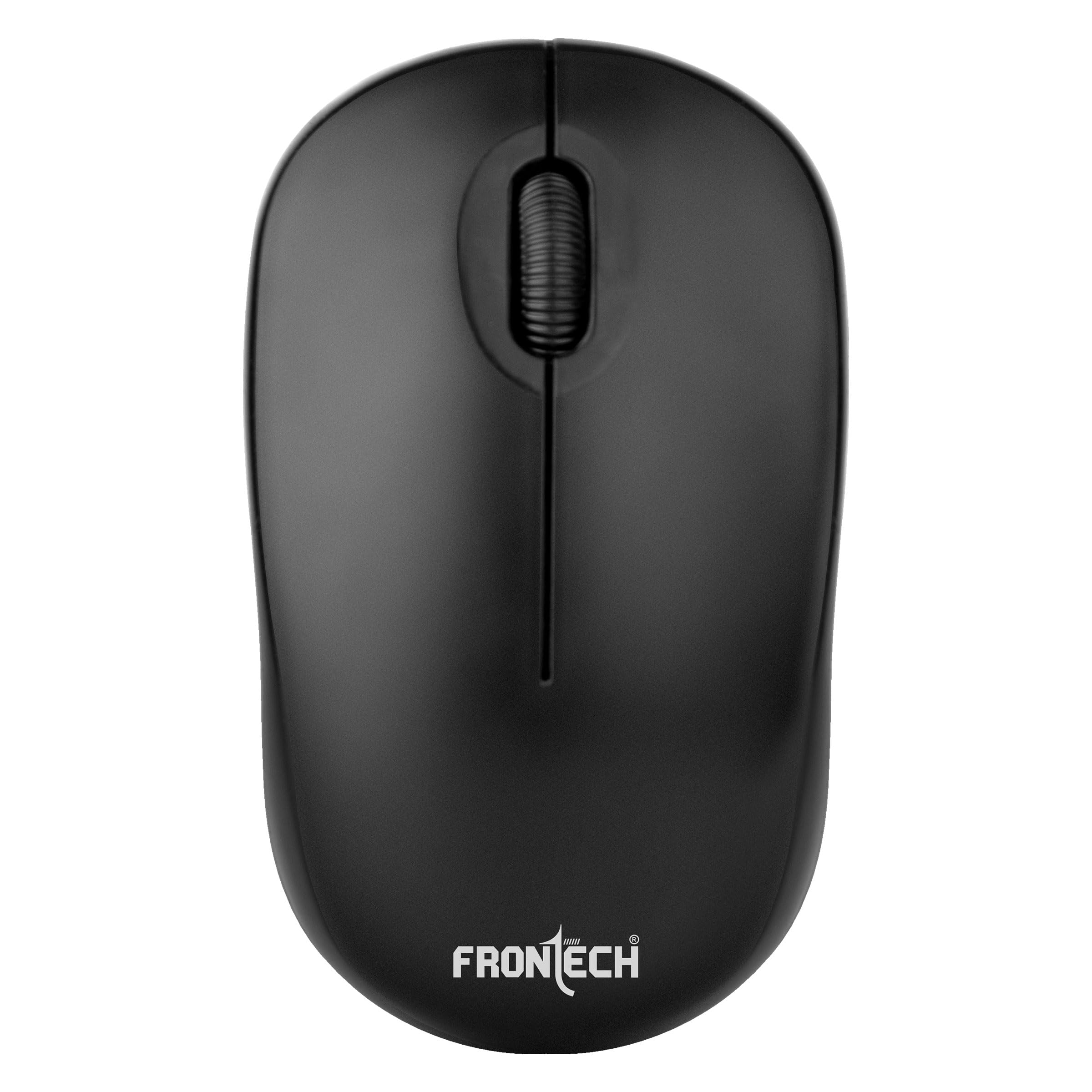 Amazon.in: Buy FRONTECH Wireless Mouse, 2.4 GHz with USB Nano Receiver ...