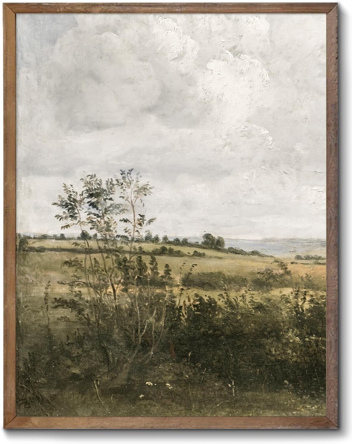 Amazon.com: RETRART Vintage Farmhouse Canvas Wall Art - Wildflower ...