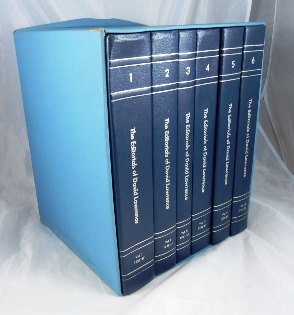 The Editorials of David Lawrence Limited Series Presentation Edition ...