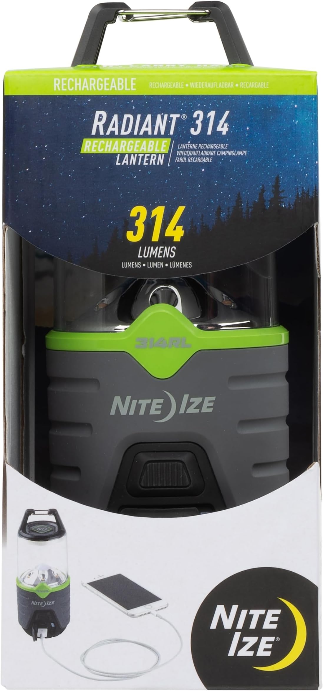 Amazon.com: Nite Ize Radiant 400 Lantern - Weather & Impact LED Lantern ...
