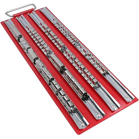 Trintion 6pcs Socket Holders Organizers 1/4-Inch 3/8-Inch 1/2-Inch ...