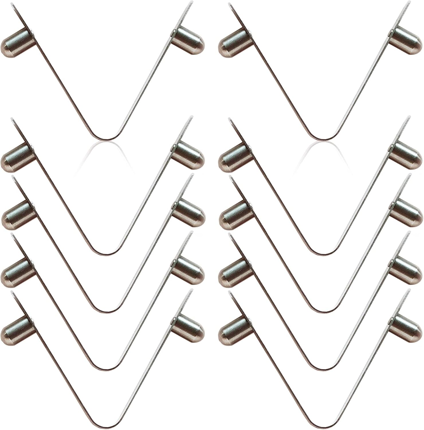Amazon.com: Anranmm 10 PCS Stainless Steel V-Clips Butterfly V Clip for ...