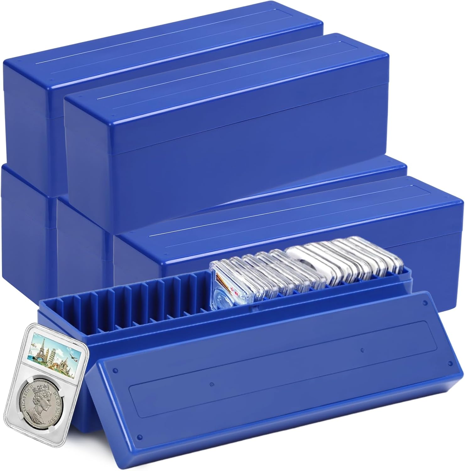 Amazon.com : GEKMOR Slab Storage Boxes, 6 Packs Holder Organizer With ...