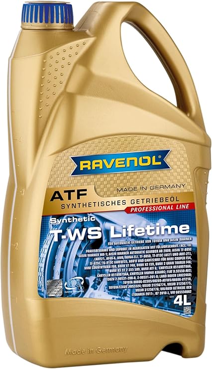 RAVENOL ATF T-WS Lifetime 4 Litres : Amazon.co.uk: Automotive