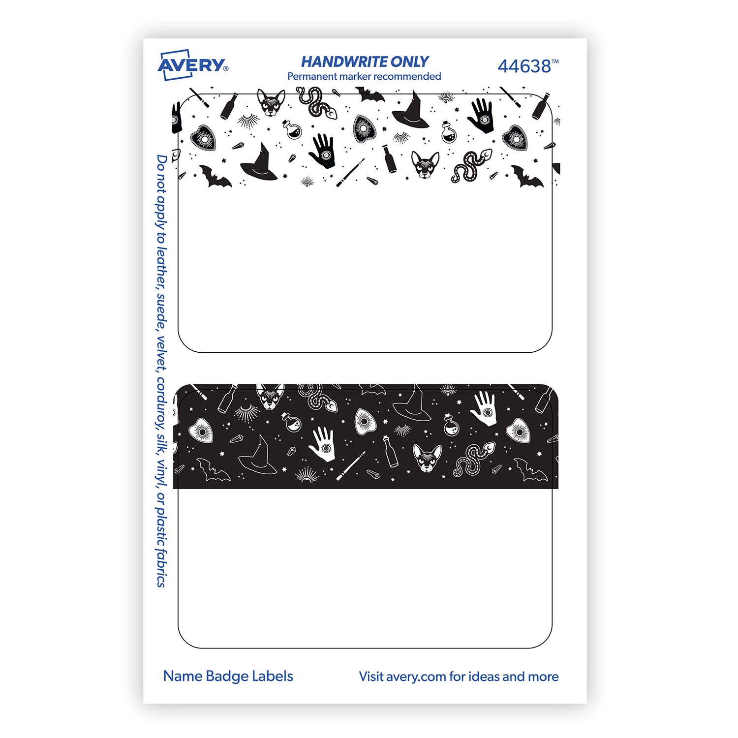 Halloween Labels Name Tag Avery Avery Labels | Officeworks