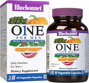 Bluebonnet Nutrition Blue Bonnet Men's One Whole Food-Based Multiple ...
