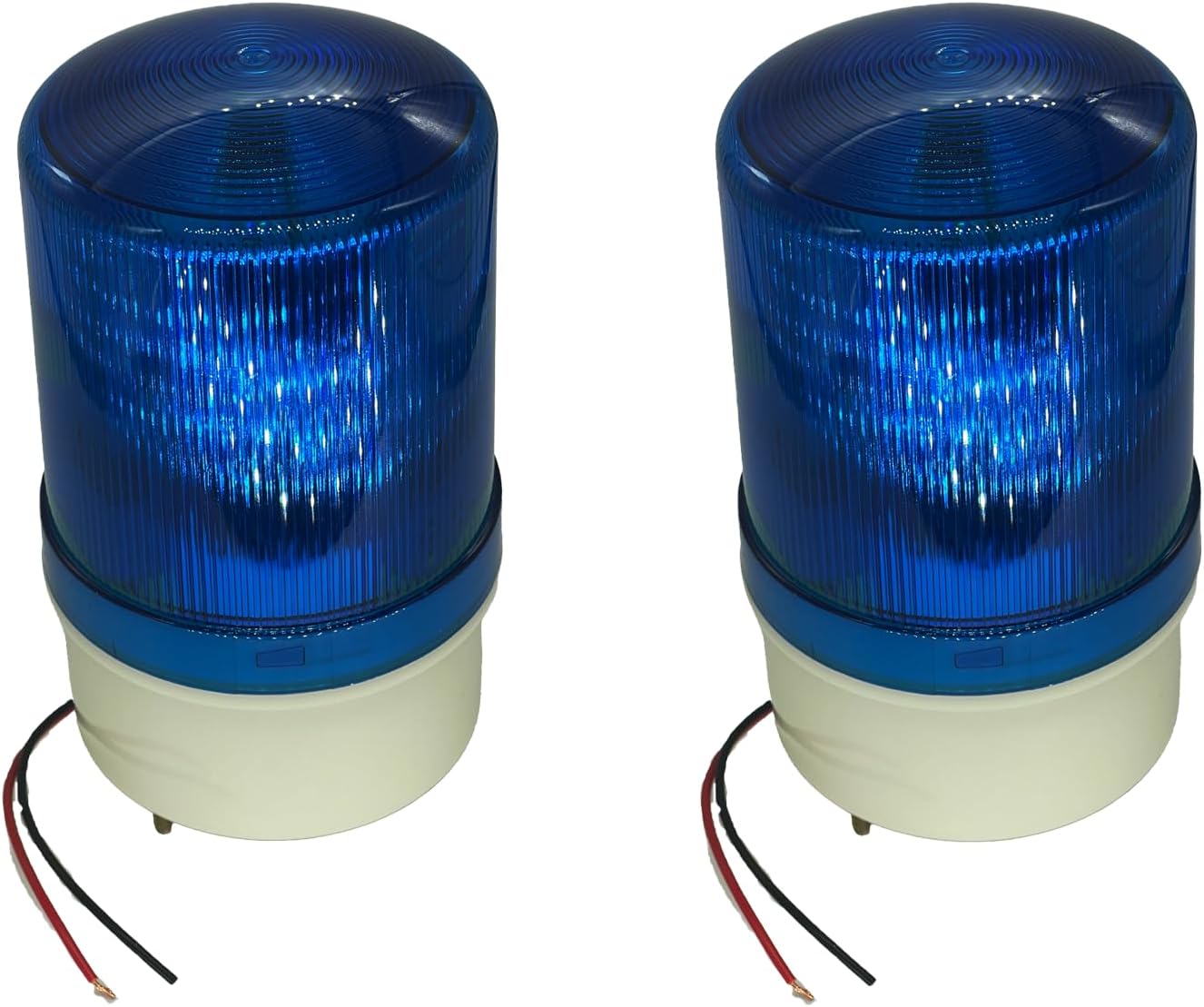 Amazon.com: 2 Pack LED Rotating Blue Strobe Beacon Warning Lights,DC ...