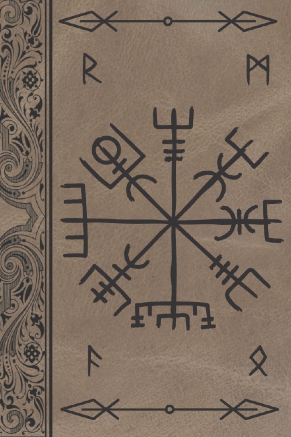 Norse Pagan Journal: 120-page lined Journal with an embossed Vegvisir ...