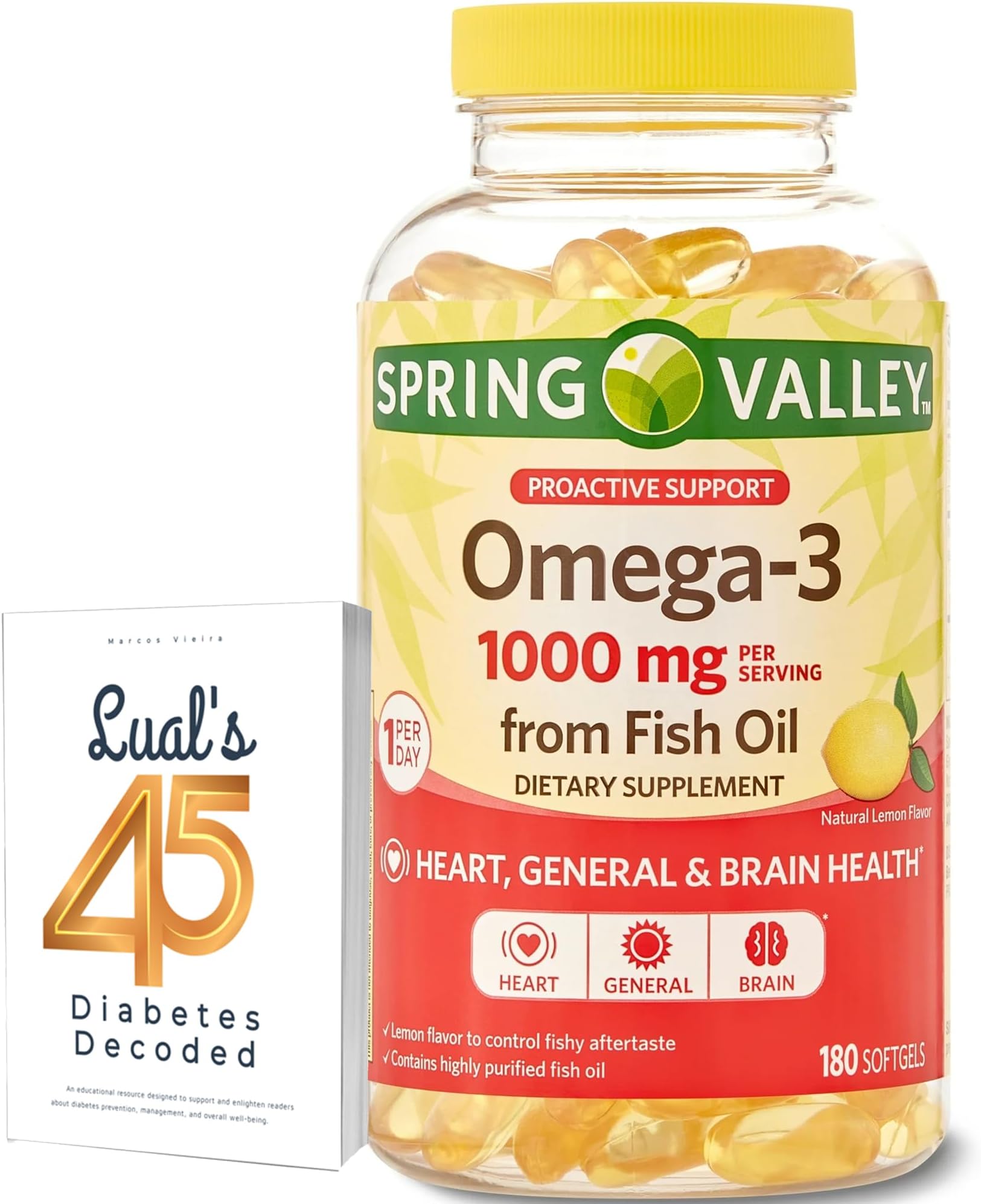 Amazon.com: Spring Valley Omega-3 Fish Oil | Omega-3 Fish Oil ...