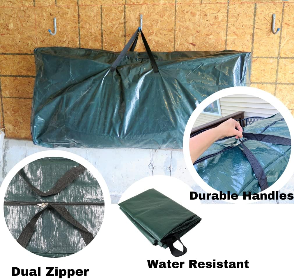 Evelots Bolsa de almacenamiento gigante, paquete de 2 bolsas con doble ...