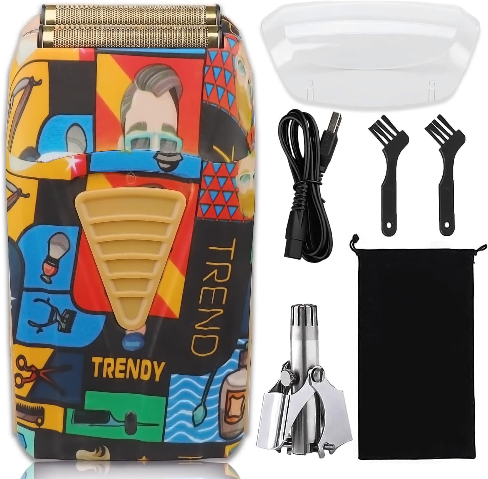 Amazon.com: Electric Shavers for Men, Double Foil Shaver for Men ...