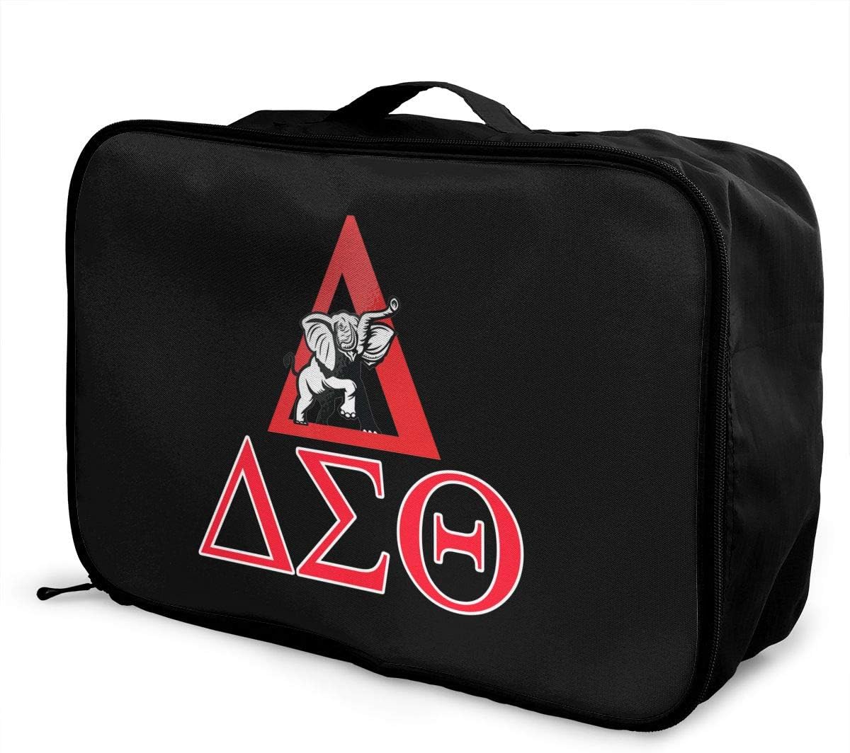 Amazon.com: Delta Sigma Theta Carry On Luggage Tote In Trolley Duffle ...