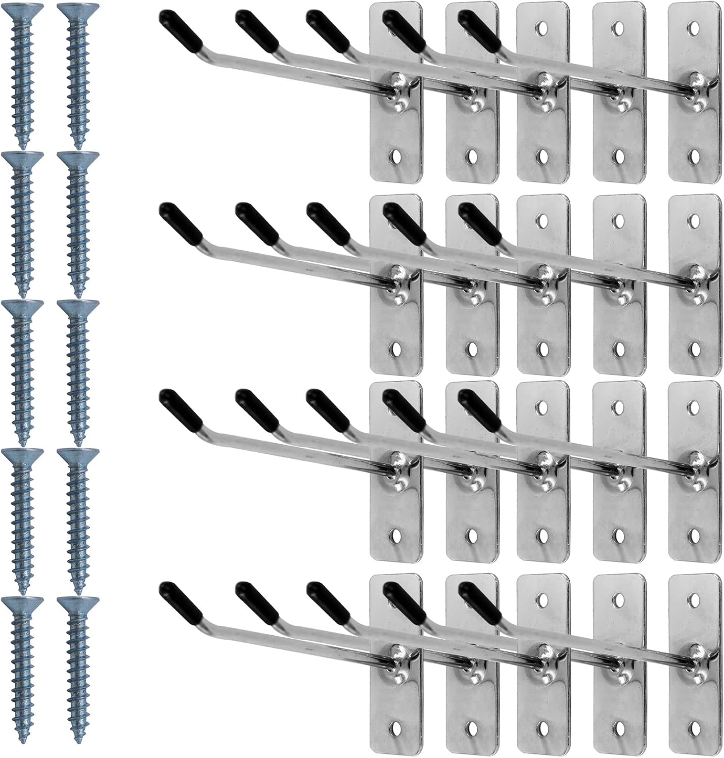 Amazon.com: 20pcs Wall Mounted Hook Home Storage Organizer Hanger for ...